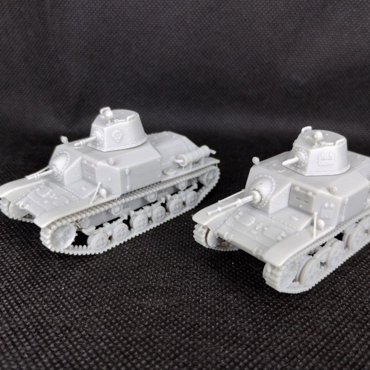WW2 Japanese Type 92 Jyu-Sokasha Tankette 15mm – Plastic Soldier 3D