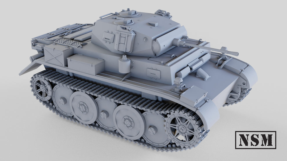 WW2 Panzer Luchs 20mm – Plastic Soldier 3D