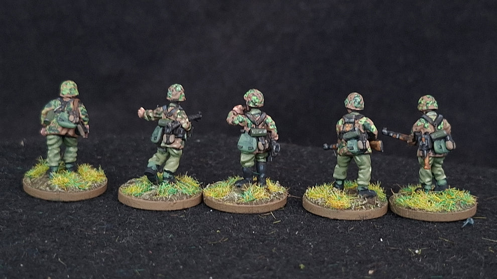 WW2 German Panzergrenadier squad D 20mm – Plastic Soldier 3D