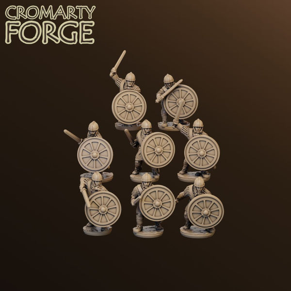 15mm Late Roman Armoured Infantry Attacking Sword Pack Breaker ...