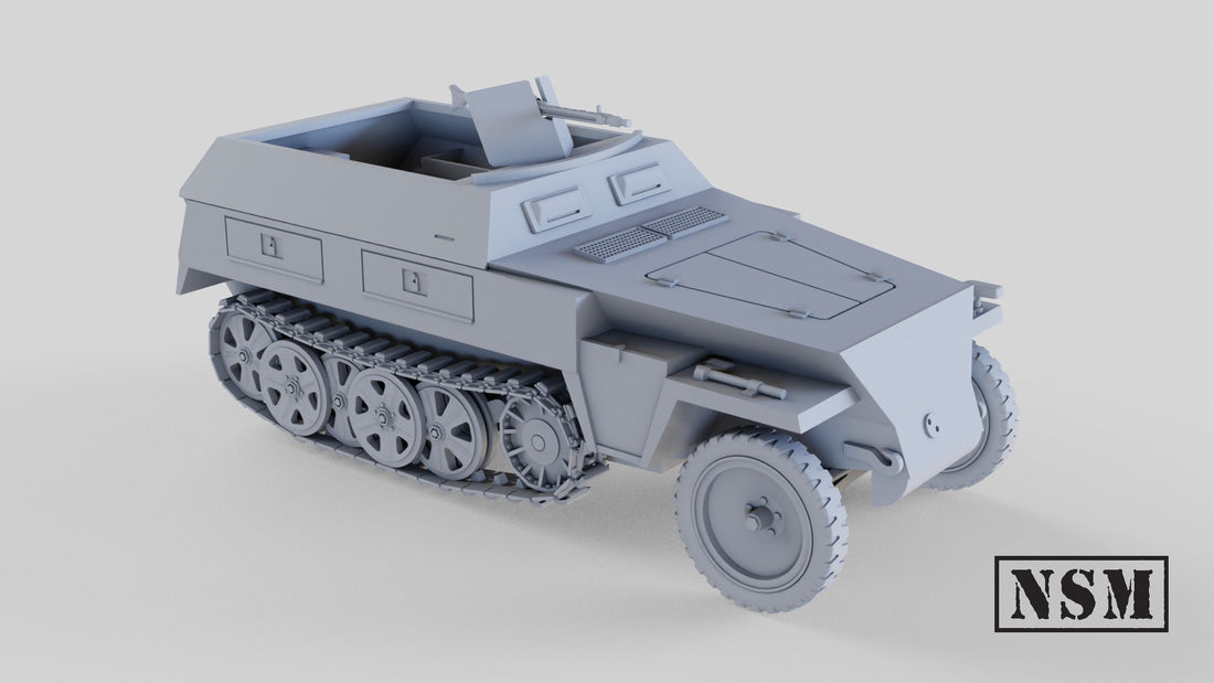 WW2 SdKfz 250 Neu 12mm – Plastic Soldier 3D