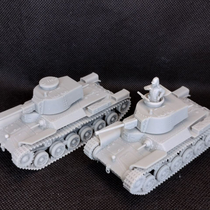 WW2 Japanese Type 97 Chi-Ha Kai Medium Tank 15mm – Plastic Soldier 3D