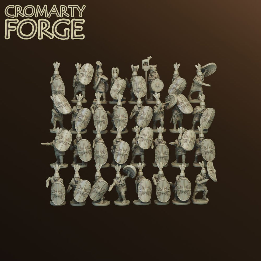 15mm Mid Republic Roman Principes Attacking Unit – Plastic Soldier 3D