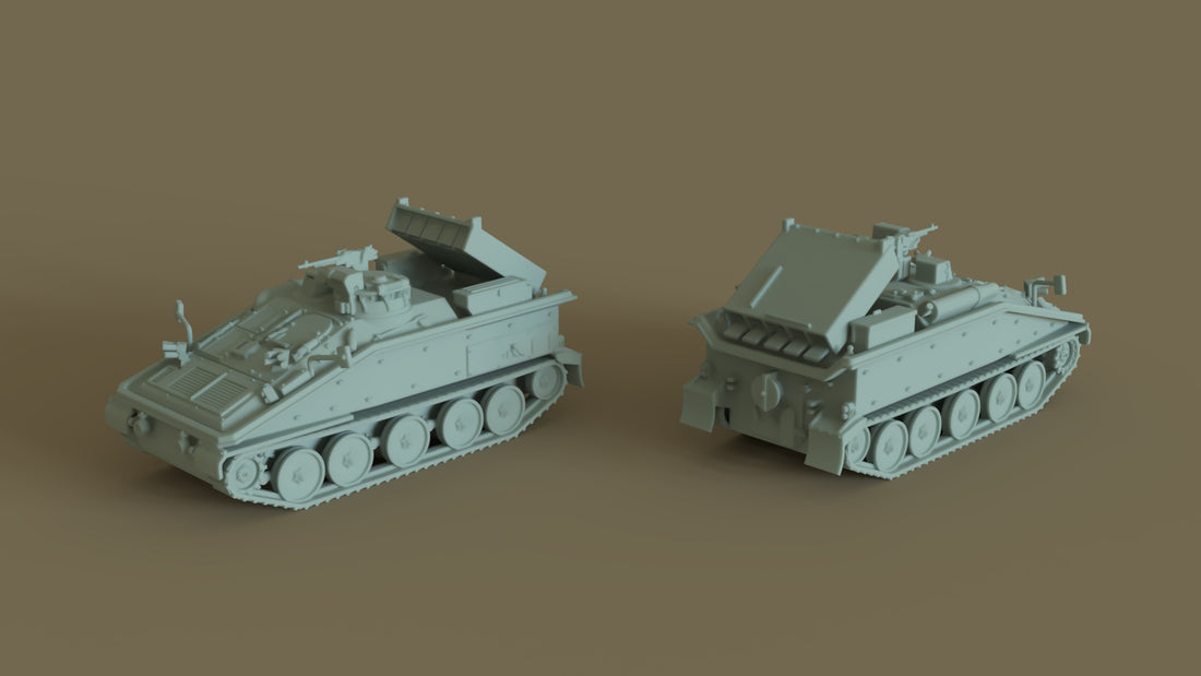 Cold War British FV102 Striker Section 15mm – Plastic Soldier 3D