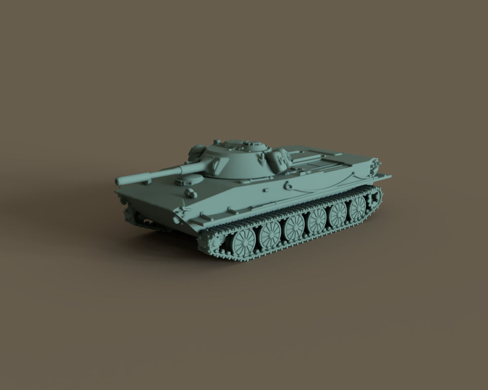 Cold War Warsaw Pact PT76 Amphibious Tank Platoon 15mm – Plastic Soldier 3D