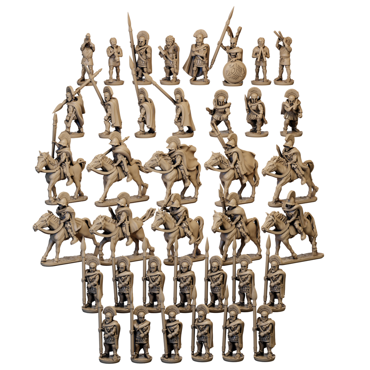 15mm Later Greek Command Pack Breaker – Plastic Soldier 3D