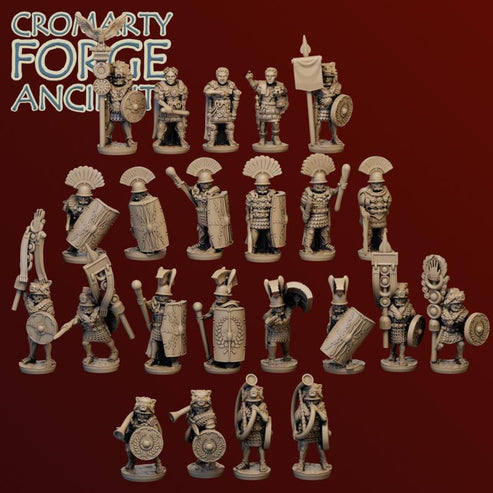 10mm Late Republic Roman Command – Plastic Soldier 3D